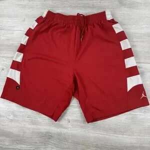 Jordan | Shorts | Vtg Jordan Nike Basketball Shorts Mens Large Red Y2k ...